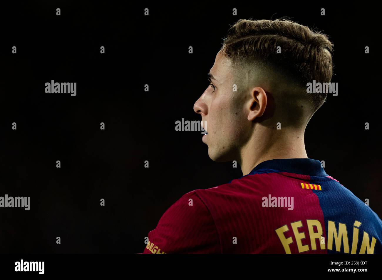 Fermin Lopez (FC Barcelona) in action during La Liga football match ...