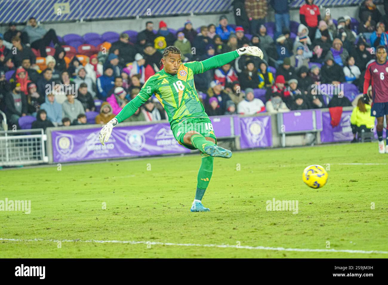 Orlando, Florida, January 22, 2025, Costa Rica goalkeeper Esteban ...