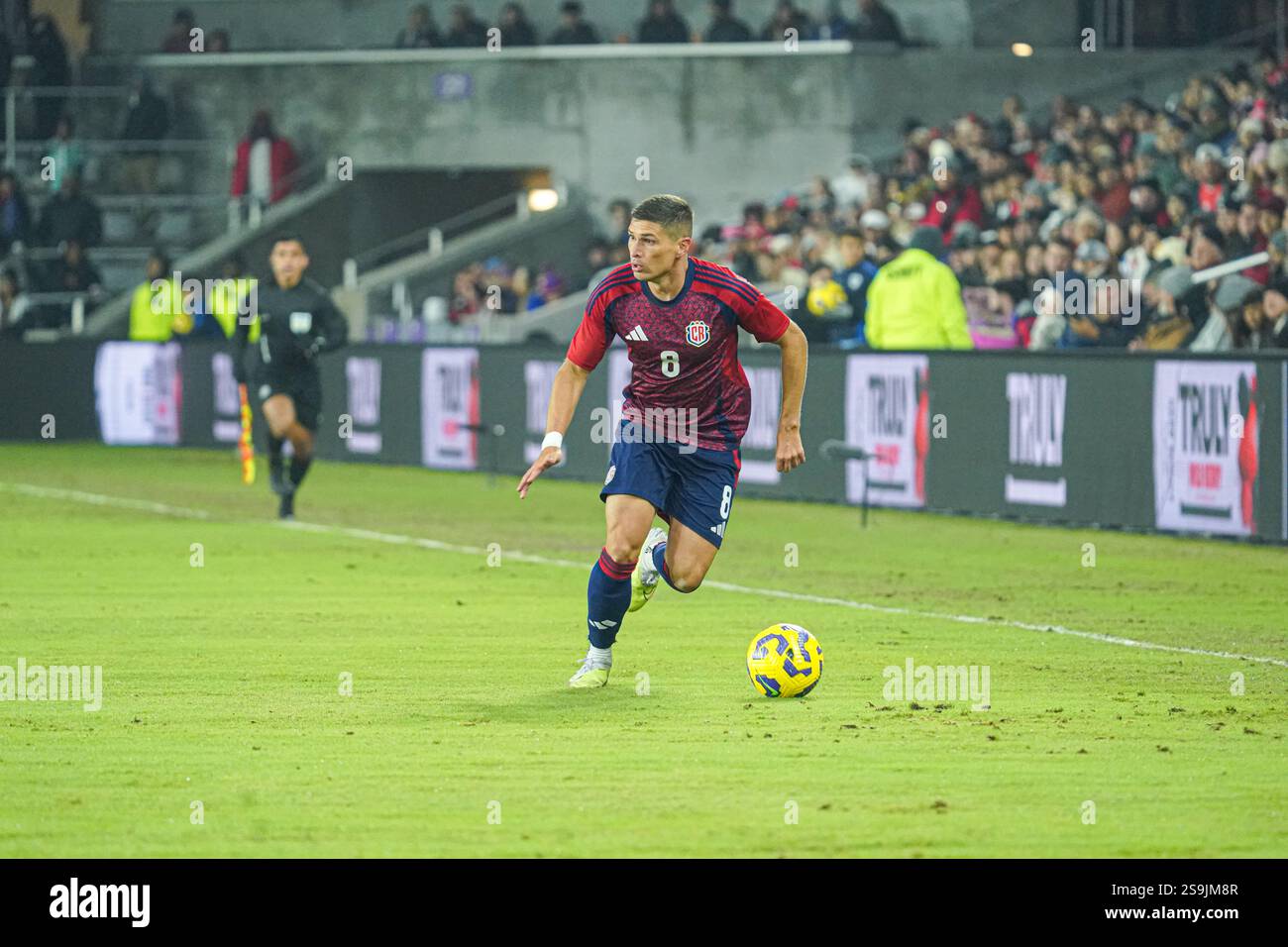 Orlando, Florida, January 22, 2025, Costa Rica defender Joseph Mora #8 ...