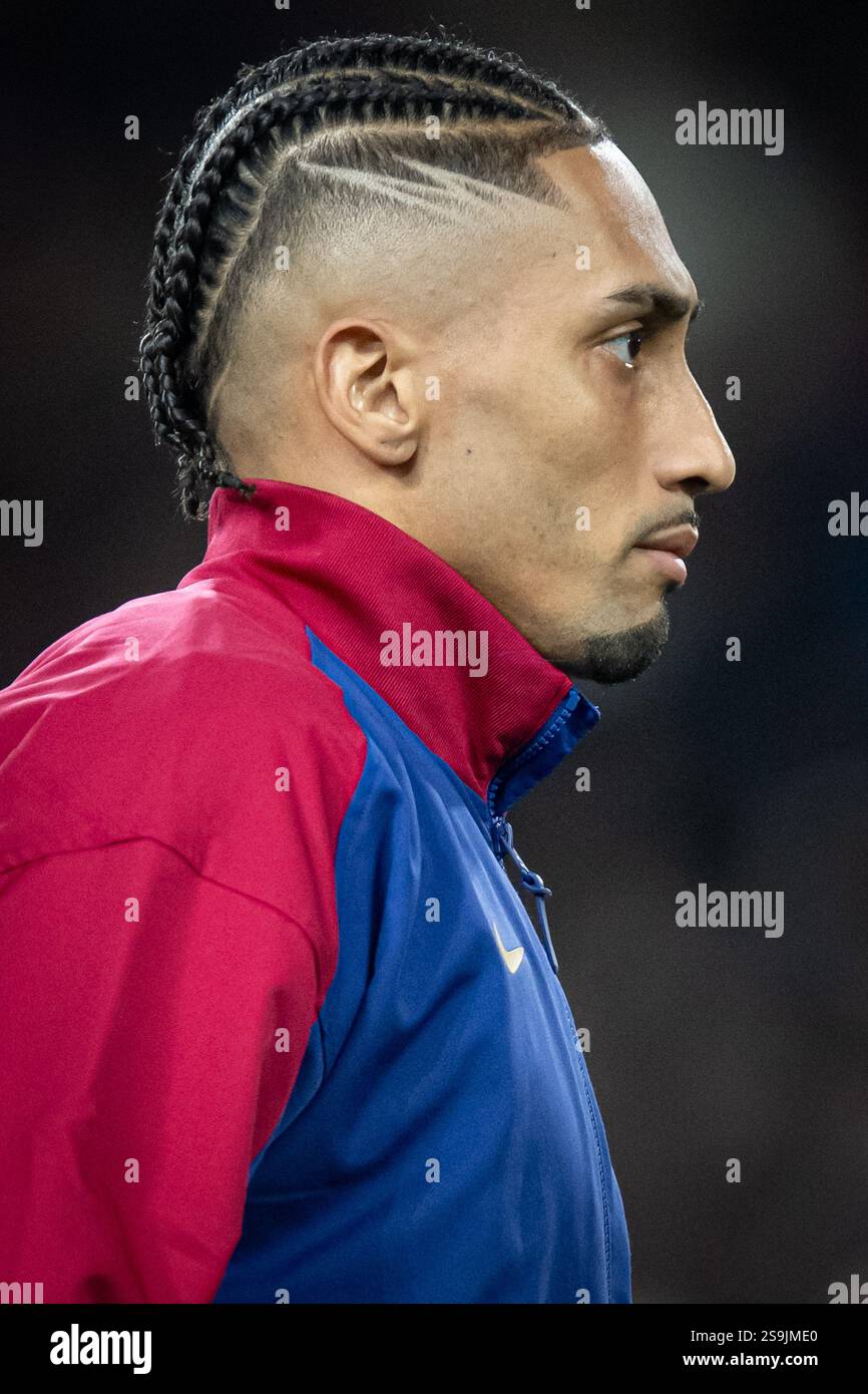 Raphael Dias Belloli "Raphinha" (FC Barcelona) looks on during a La ...
