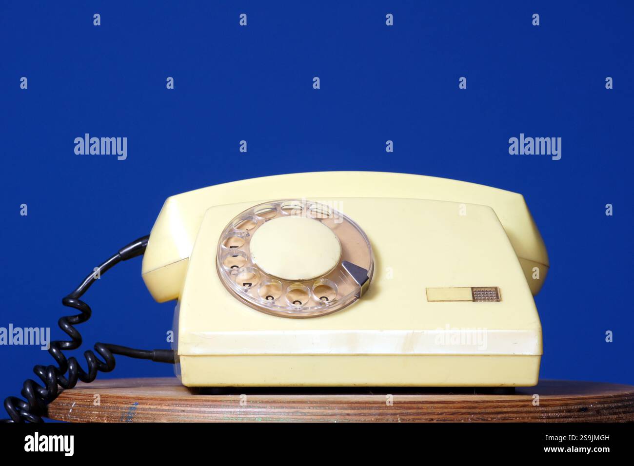 traditional landline telephone with dial, Poland Stock Photo - Alamy