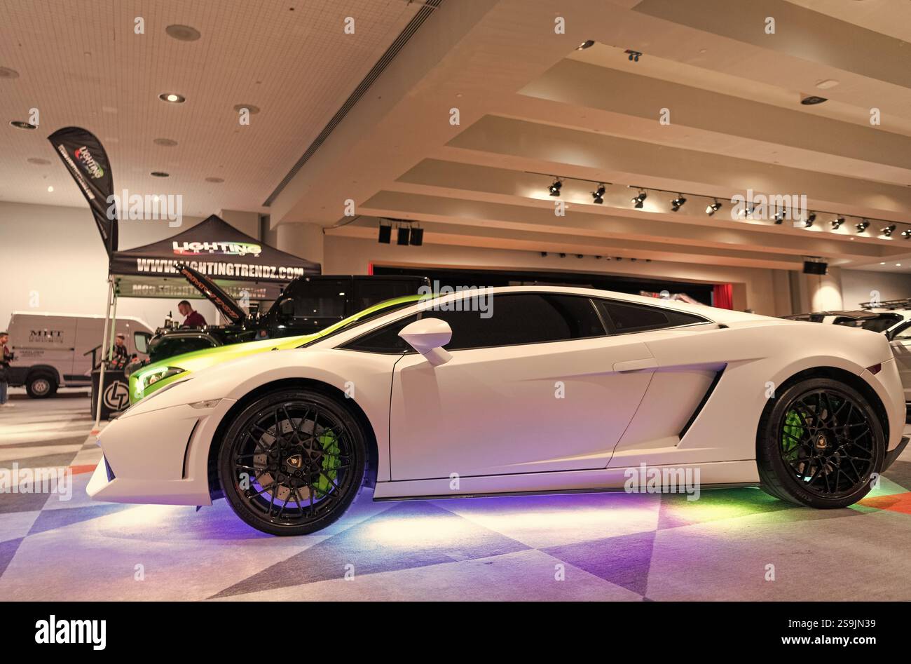 New York City, USA - March 27, 2024: Lamborghini Gallardo LP560-4 ...