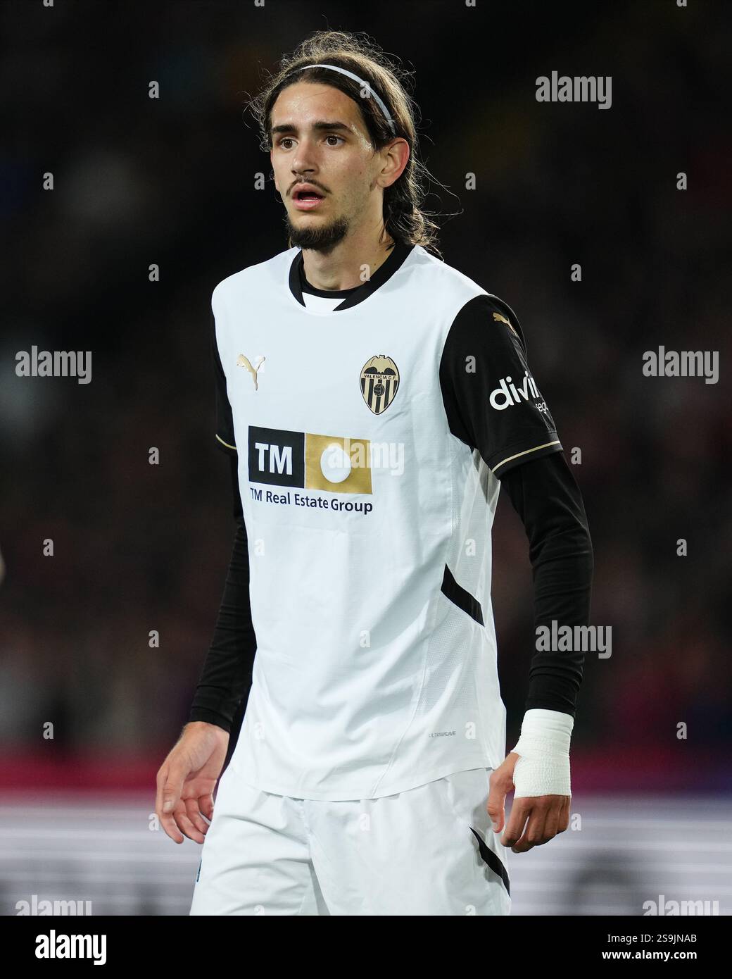Yarek Gasiorowski of Valencia CF during the La Liga EA Sports match ...