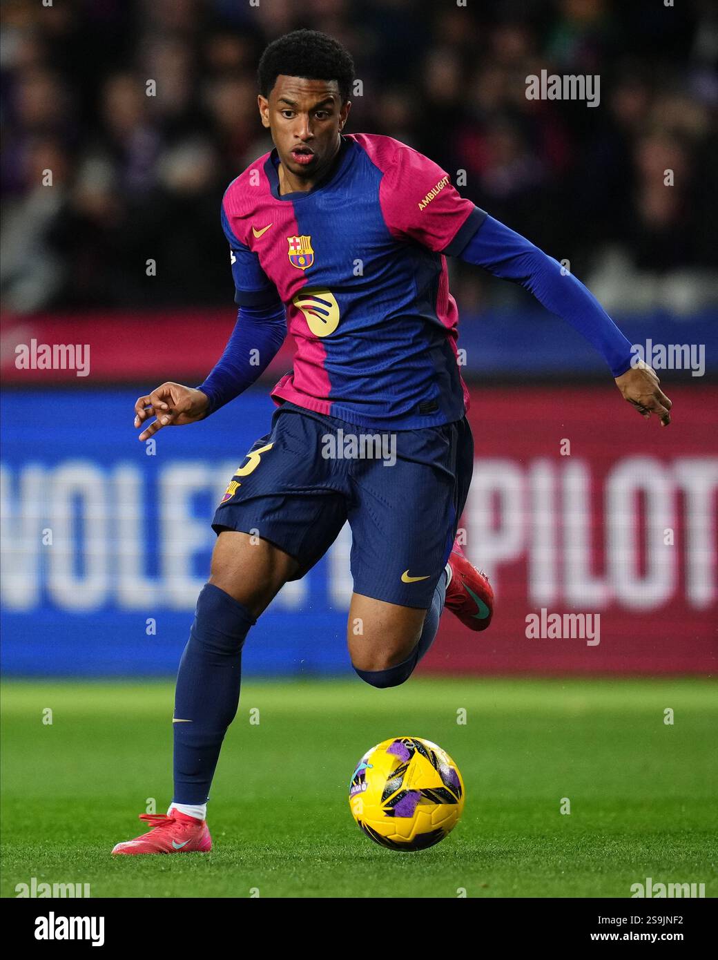 Alejandro Balde of FC Barcelona during the La Liga EA Sports match ...
