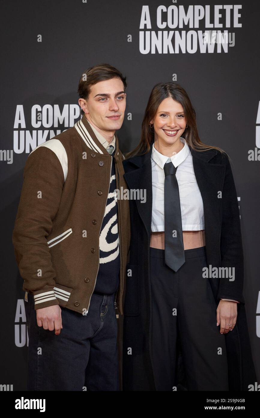 Fabio Valentino and Melissa Massetti during the Italian premiere of the ...