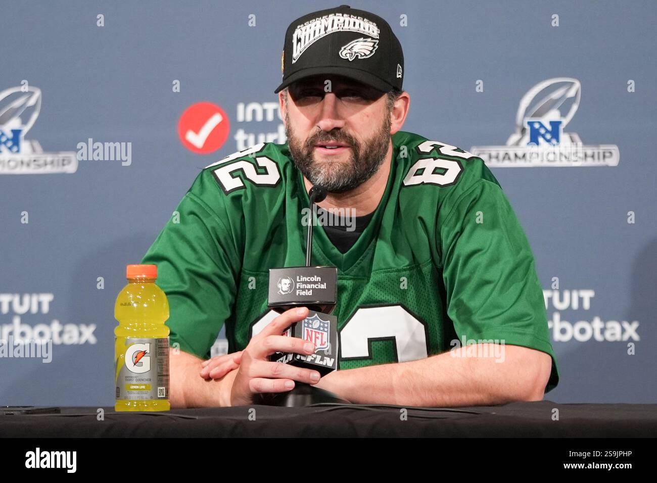 Philadelphia Eagles head coach Nick Sirianni speaks during a news ...