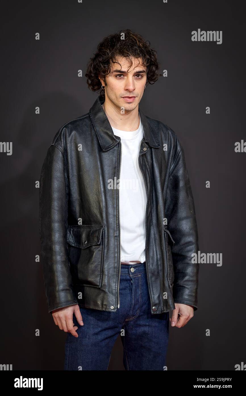 Italian actor Damiano Gavino during the Italian premiere of the movie ...
