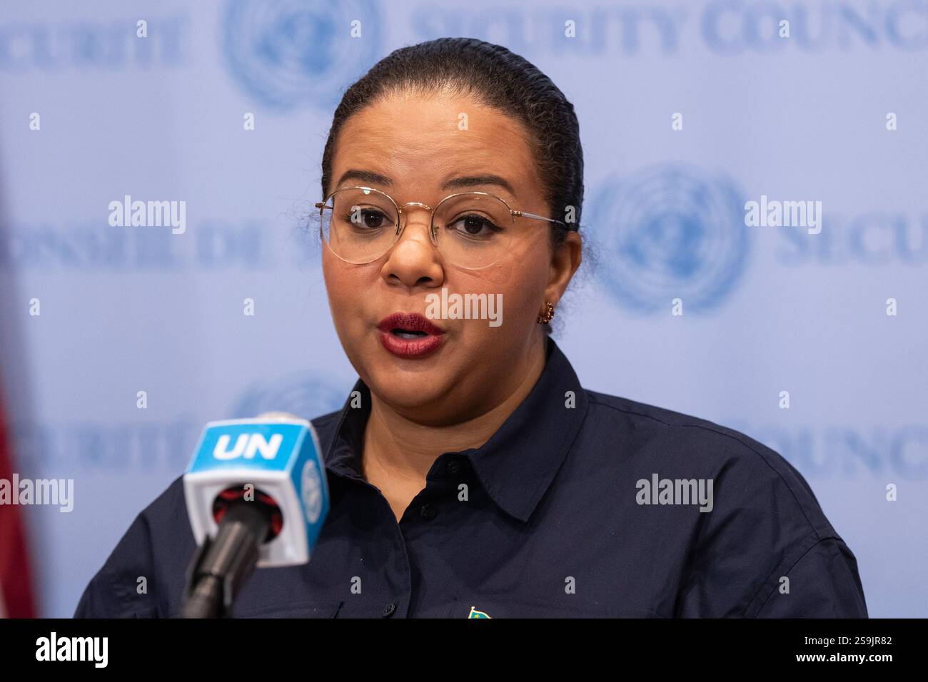 New York, New York, USA. 26th Jan, 2025. Therese Kayikwamba Wagner ...