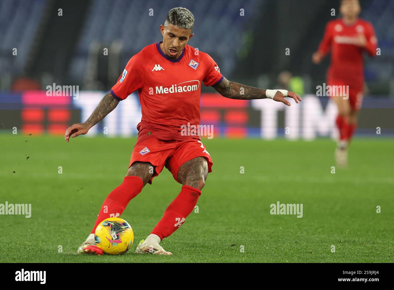 Rome, Italy. 26th Jan, 2025. Domilson Dodo of Fiorentina seen in action ...