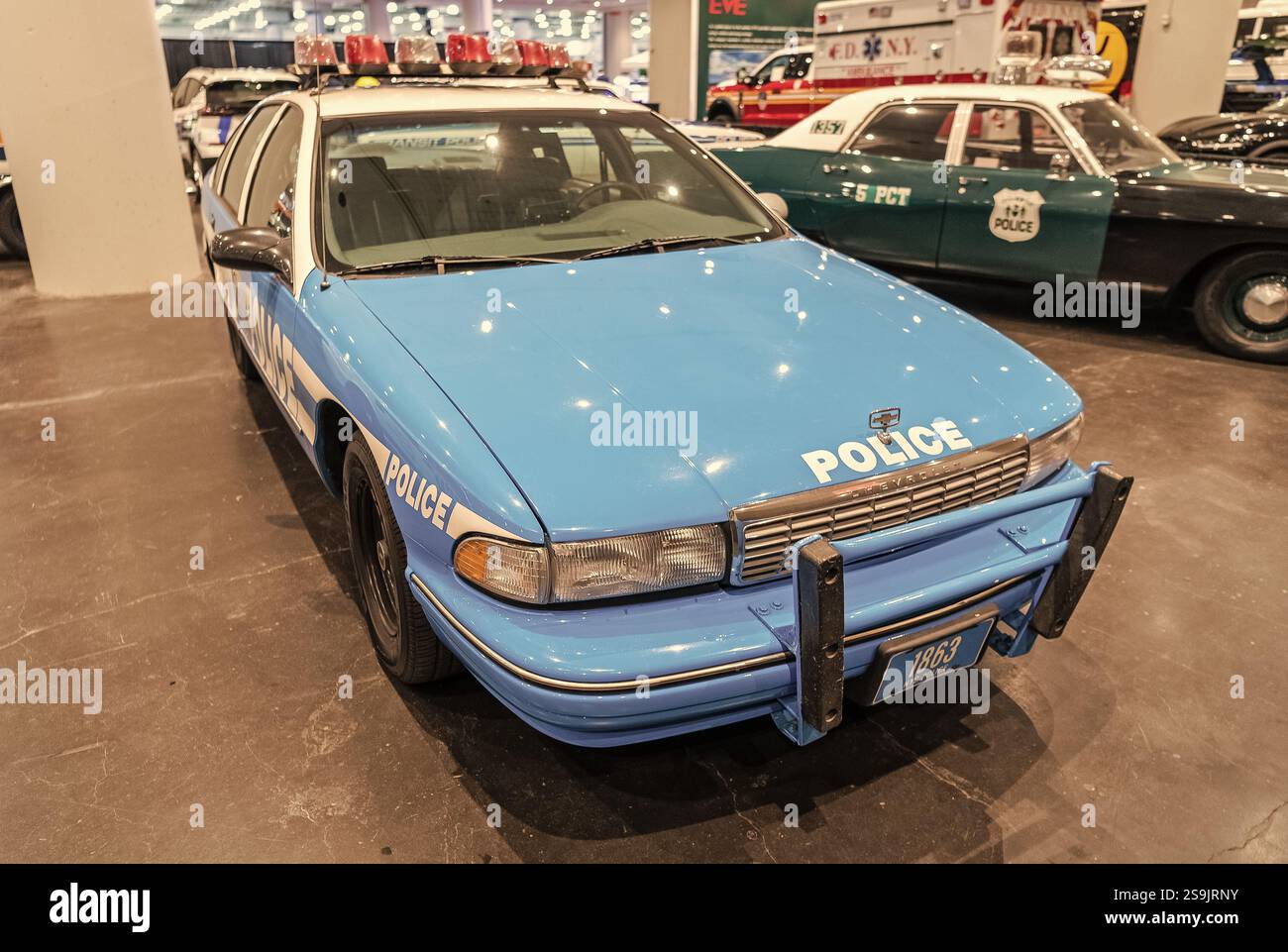 New York City, USA - March 27, 2024: Chevrolet Caprice NYPD police car ...