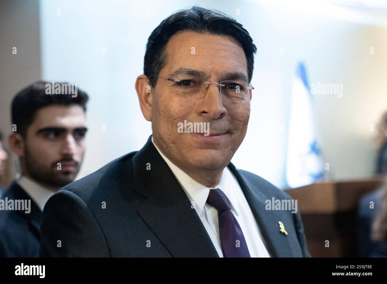 New York, NY, USA. 26th Jan, 2025. Israel Ambassador Danny Danon to the ...