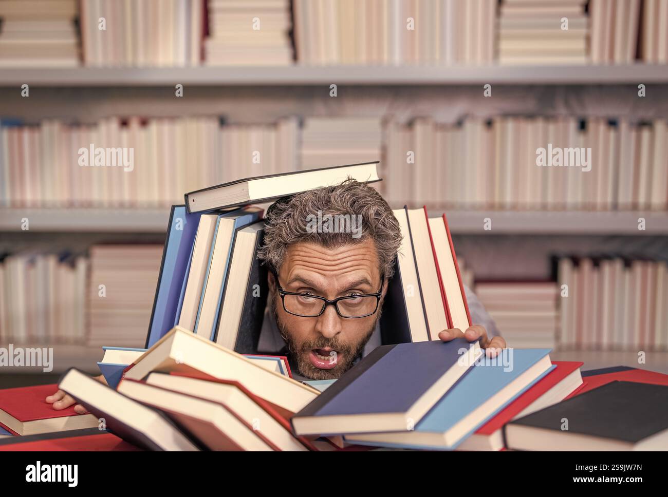 knowledge day. prepare for school exam. overworked millenial student ...