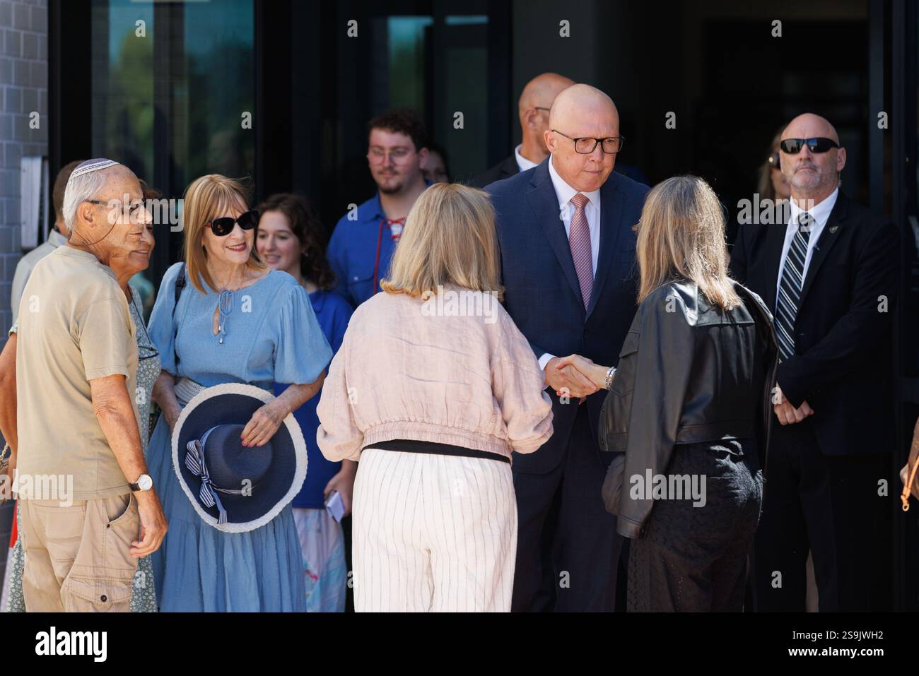 Perth, Australia. 27th Jan, 2025. Opposition Leader Peter Dutton talks ...