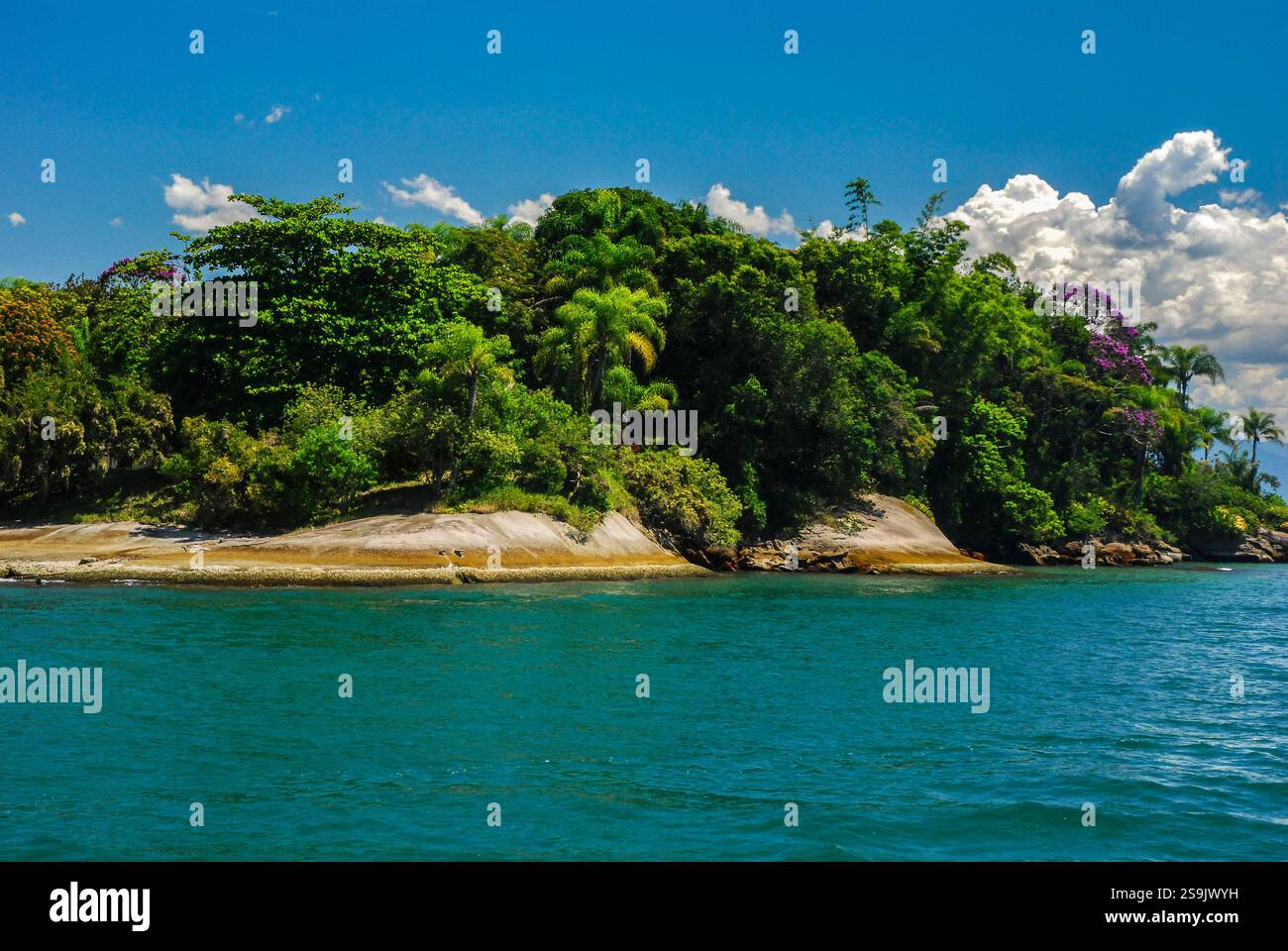 Beaches of the green coast of the state of Rio de Janeiro, Brazil Stock ...