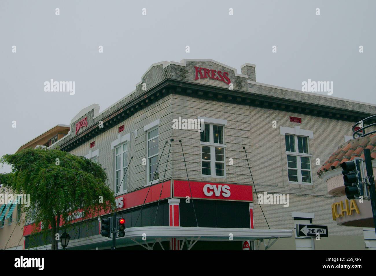 CVS Drug Store in the old Kress building. Street outside view from ...