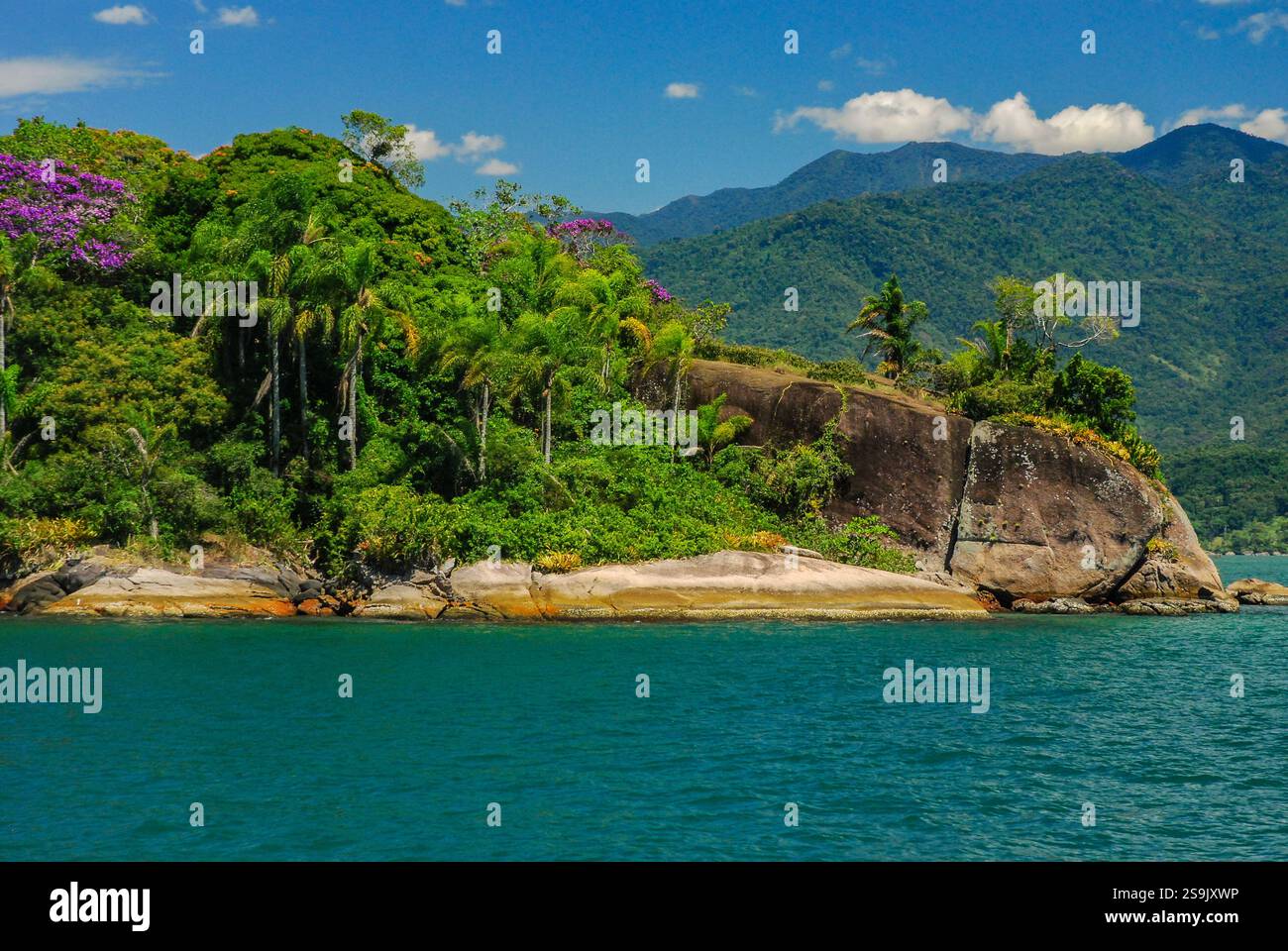 Beaches of the green coast of the state of Rio de Janeiro, Brazil Stock ...