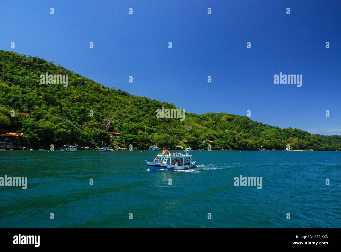 Beaches of the green coast of the state of Rio de Janeiro, Brazil Stock ...