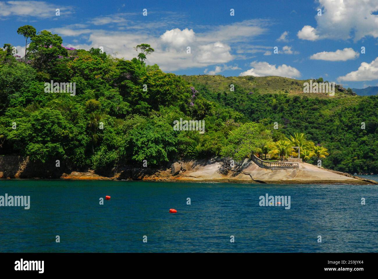 Beaches of the green coast of the state of Rio de Janeiro, Brazil Stock ...