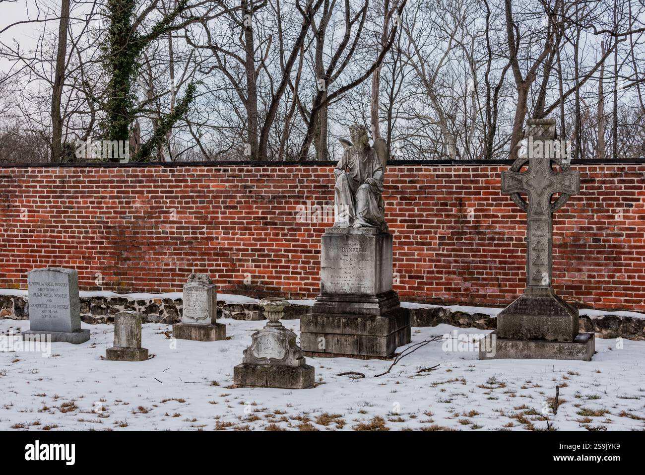 Tombstones in the Ridgely Family Cemetery, Hampton National Historic ...