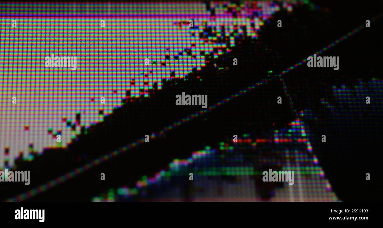 Grunge matrix. Monitor overlay. Shattered digital screen with glitch ...