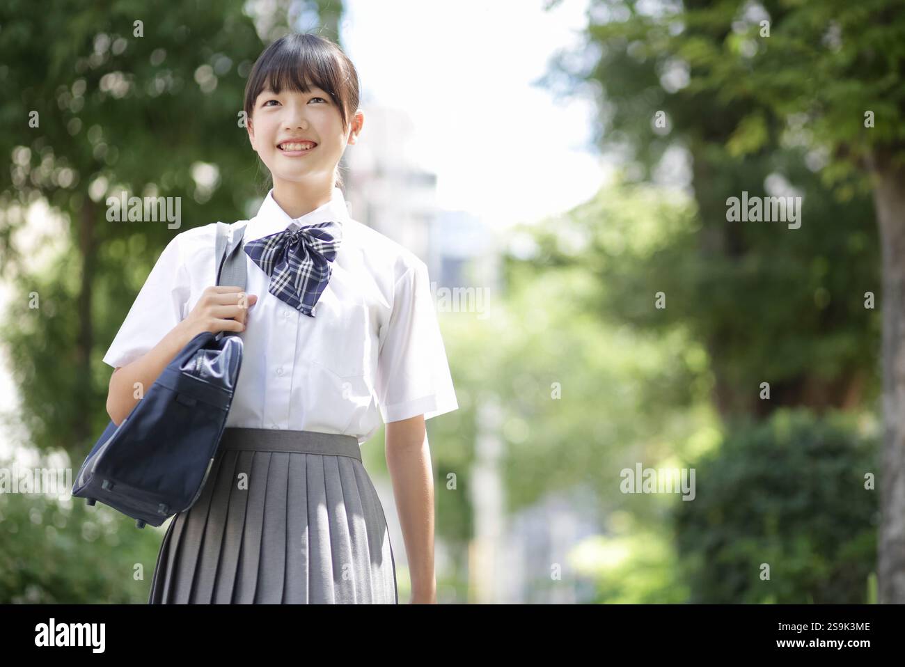 Portraits of junior high school students Stock Photo - Alamy
