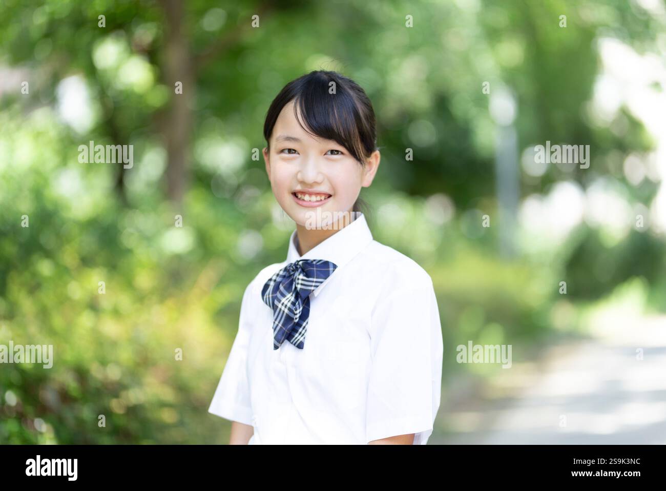 Portraits of junior high school students Stock Photo - Alamy