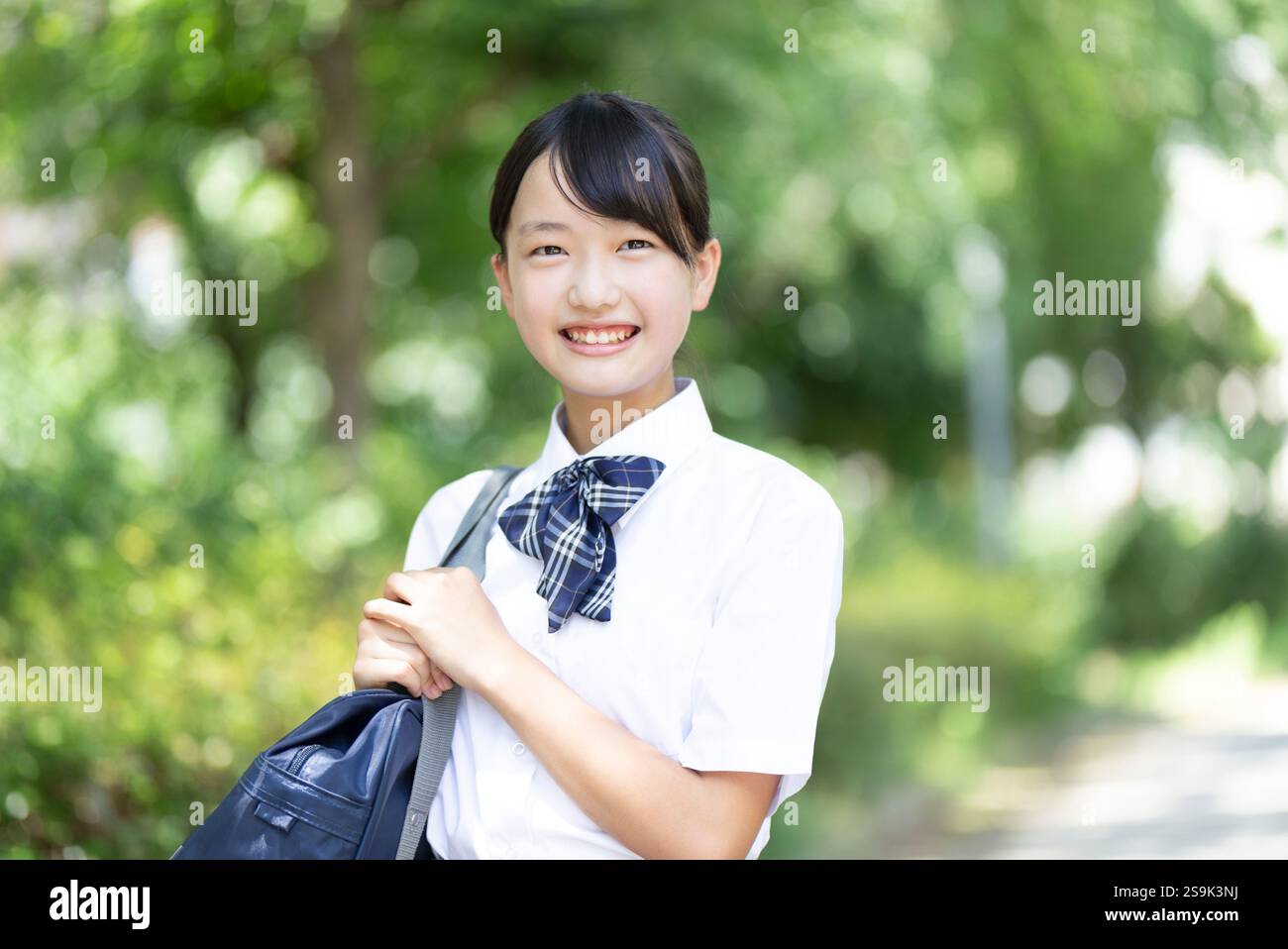 Portraits of junior high school students Stock Photo - Alamy