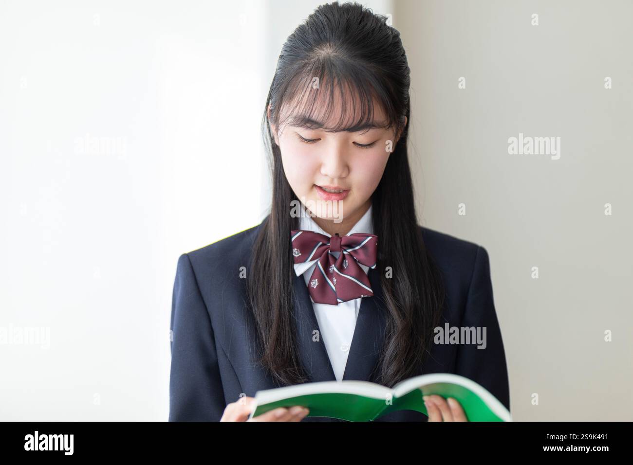 High school student taking a class Stock Photo - Alamy