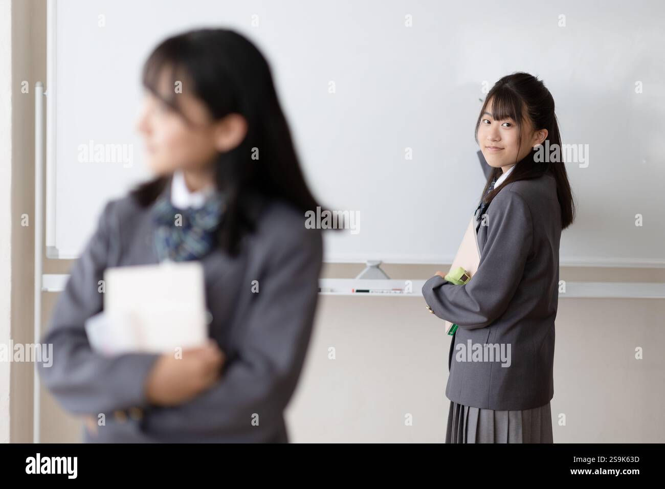 Portraits of junior high school students Stock Photo - Alamy