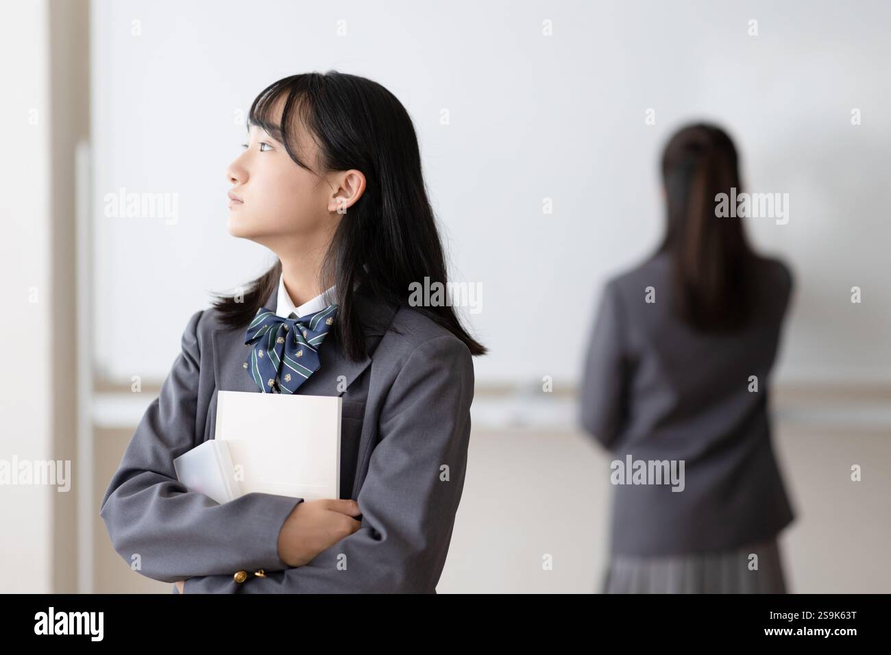 Portraits of junior high school students Stock Photo - Alamy