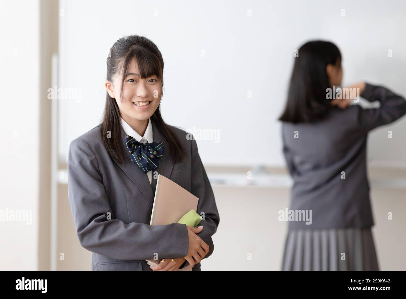 Portraits of junior high school students Stock Photo - Alamy