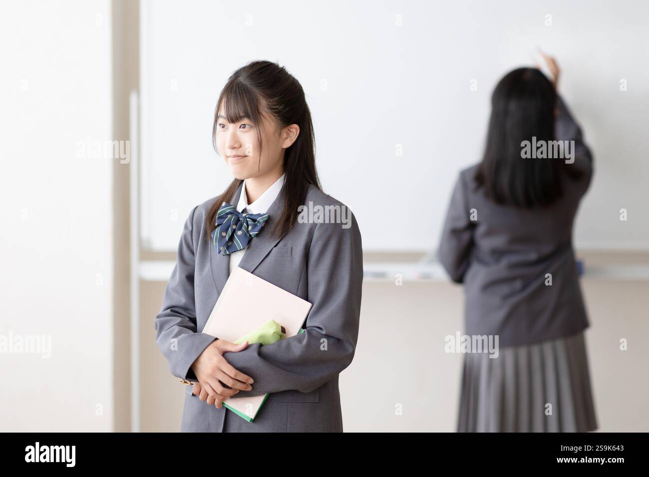 Portraits of junior high school students Stock Photo - Alamy