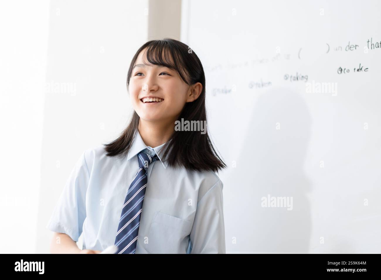 Student in class Stock Photo - Alamy