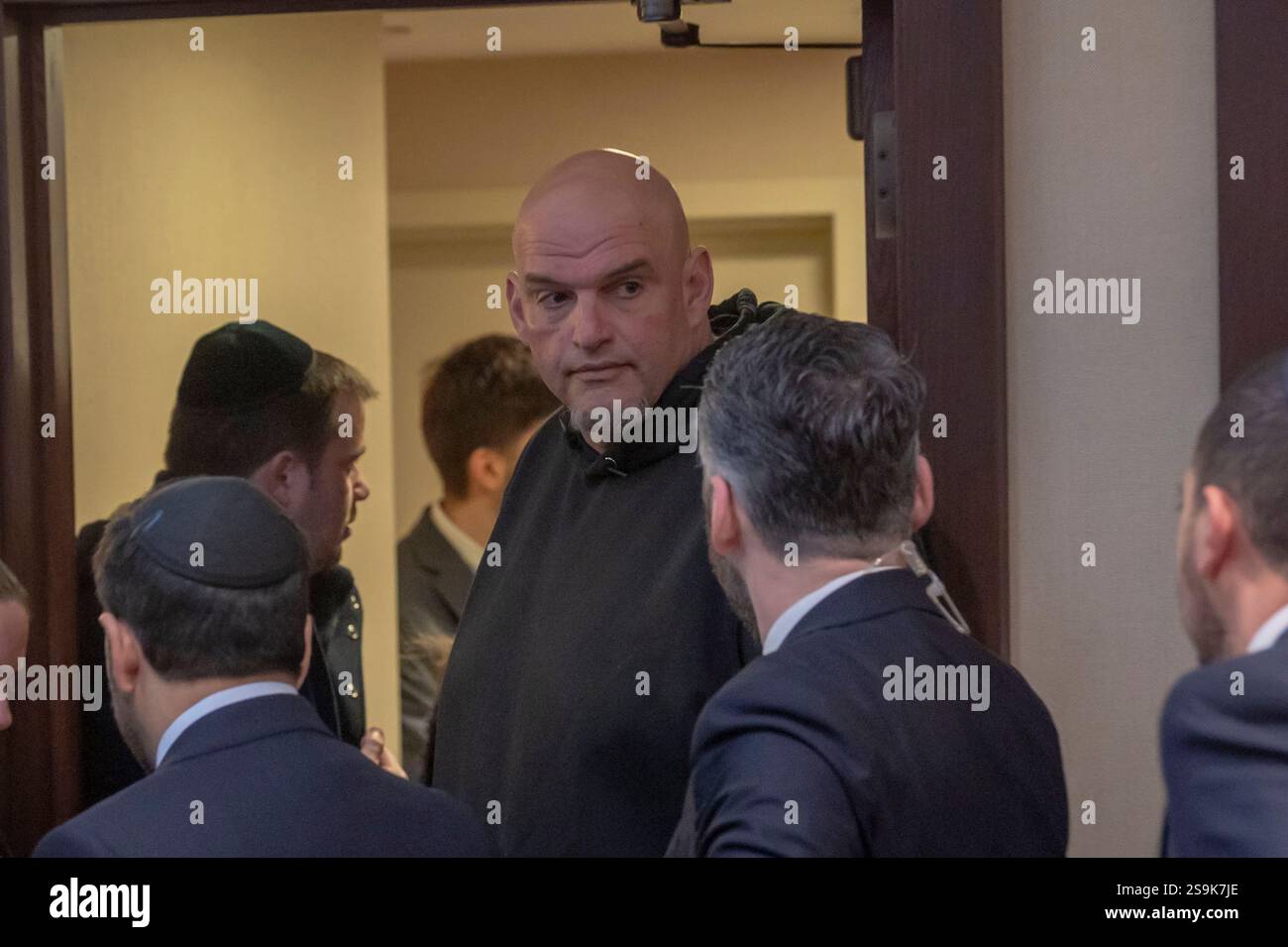 New York, United States. 26th Jan, 2025. U.S. Senator John Fetterman (D ...