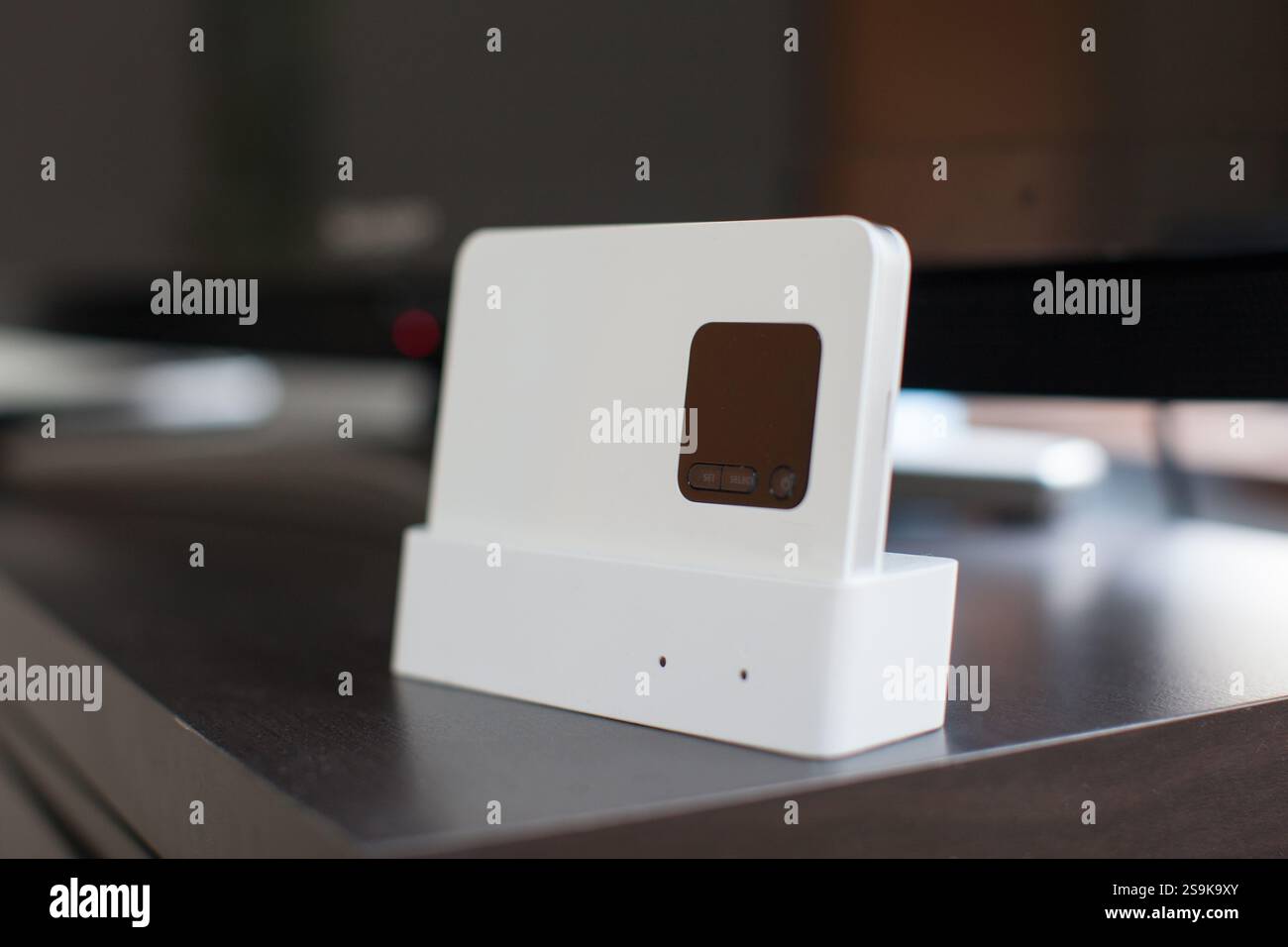 Interior with wi-fi router Stock Photo - Alamy