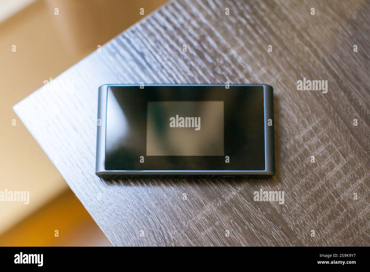 Interior with wi-fi router Stock Photo - Alamy