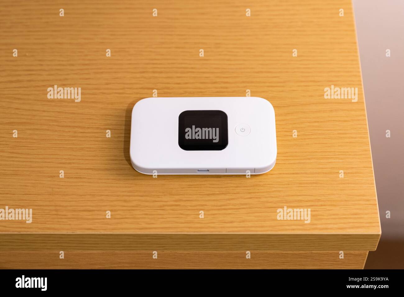 Interior with wi-fi router Stock Photo - Alamy