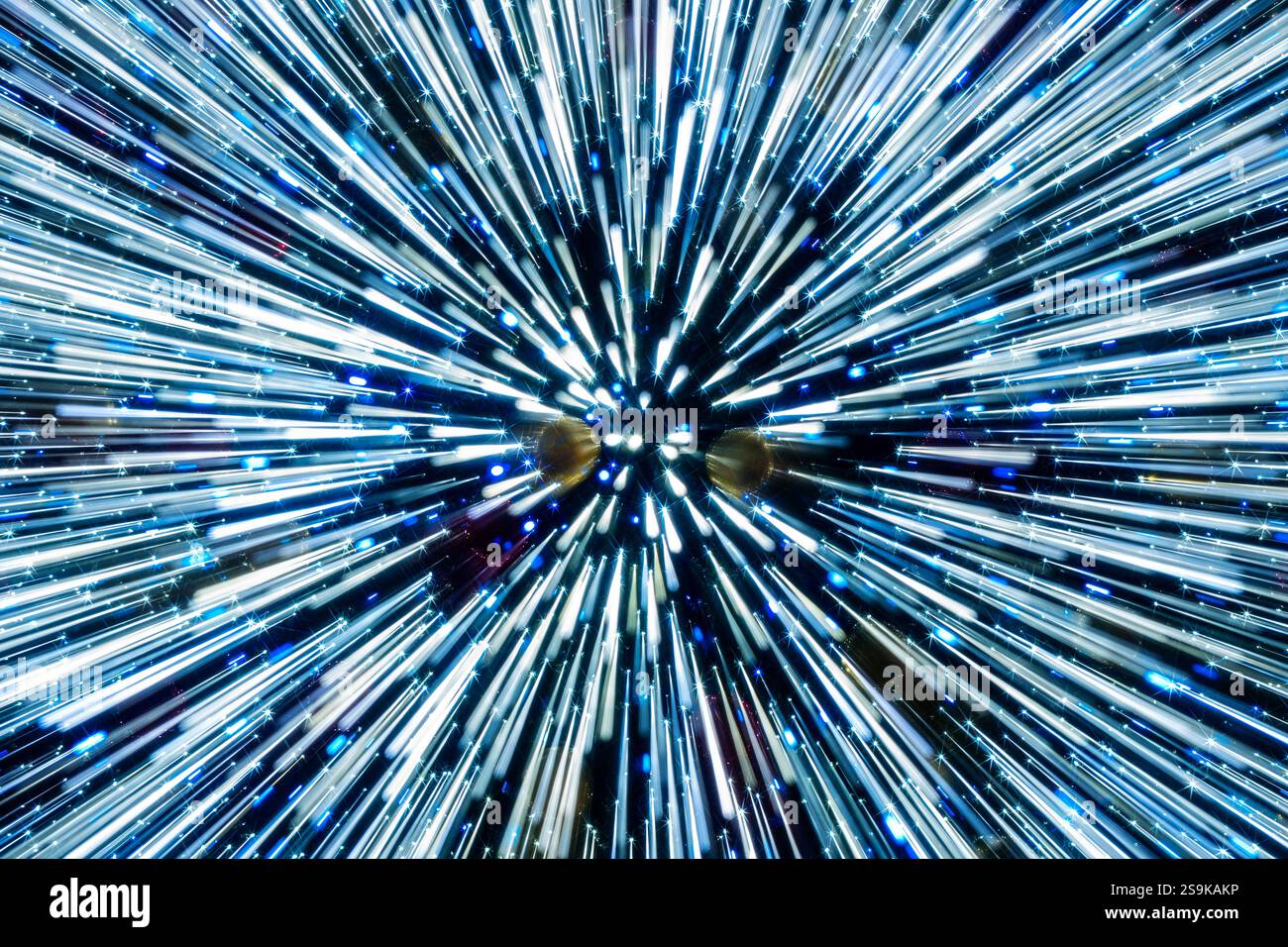 Blue Lights trail using zoom techniques, Star warp, The effect of ...