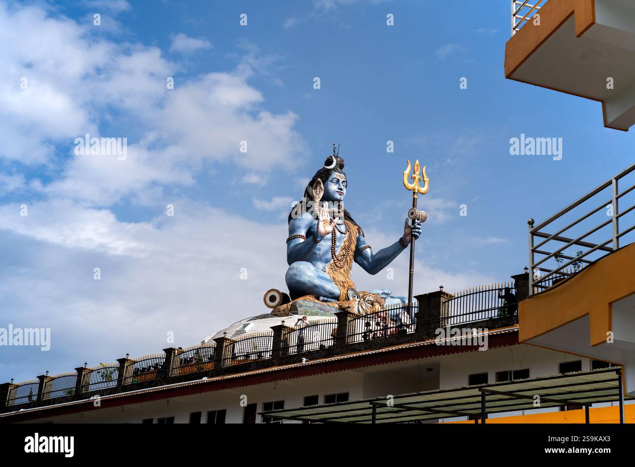 The height of the Shiva Statue in Pumdikot is 108 feet tall and the ...