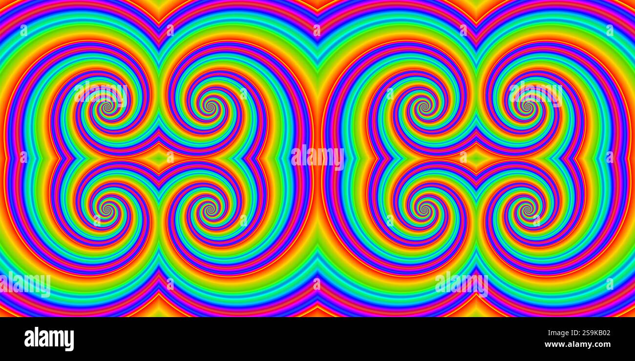 geometric abstract optical illusion illustration Stock Photo - Alamy