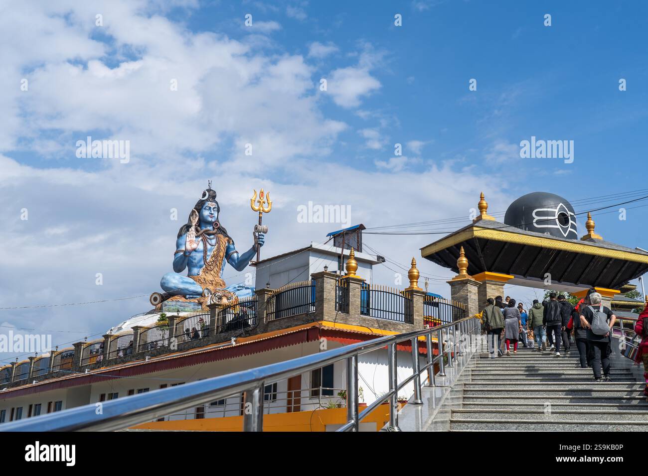 The height of the Shiva Statue in Pumdikot is 108 feet tall and the ...