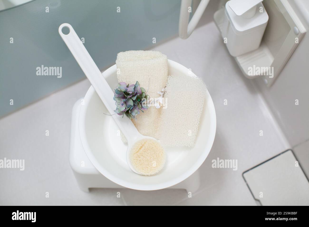 Image of bathing and bathroom Stock Photo - Alamy