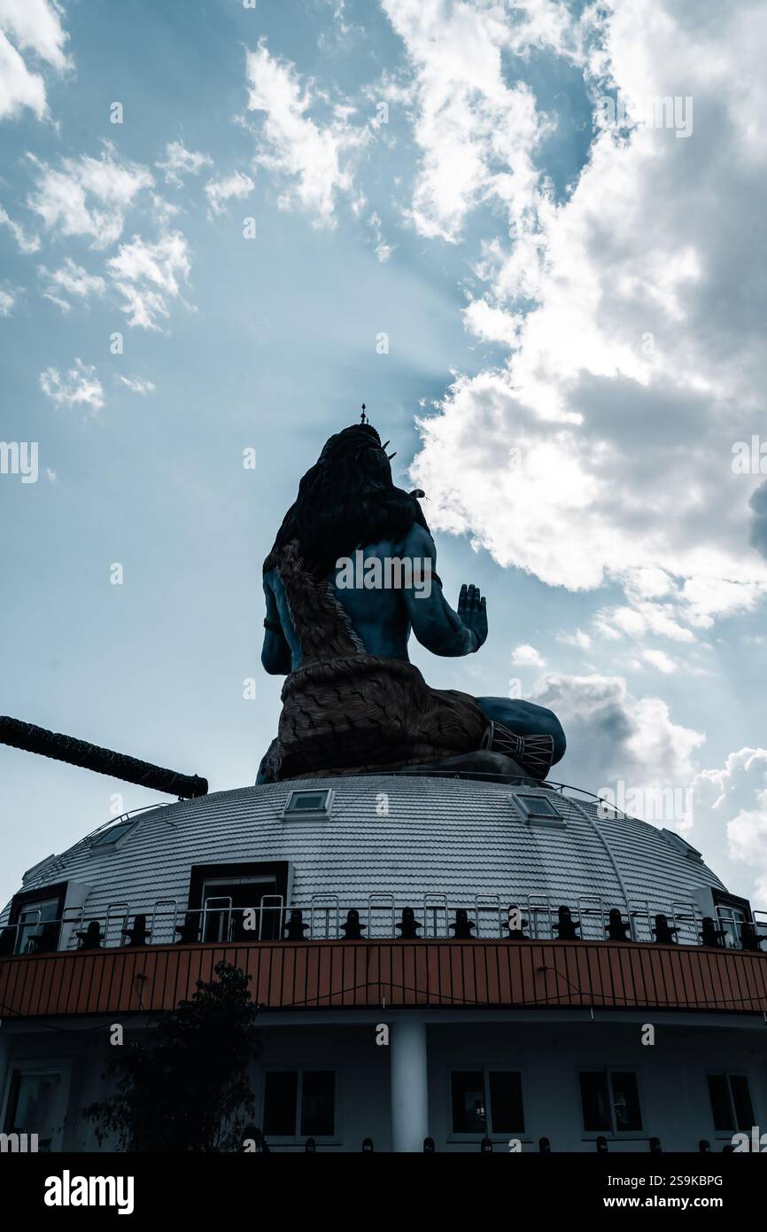 The height of the Shiva Statue in Pumdikot is 108 feet tall and the ...