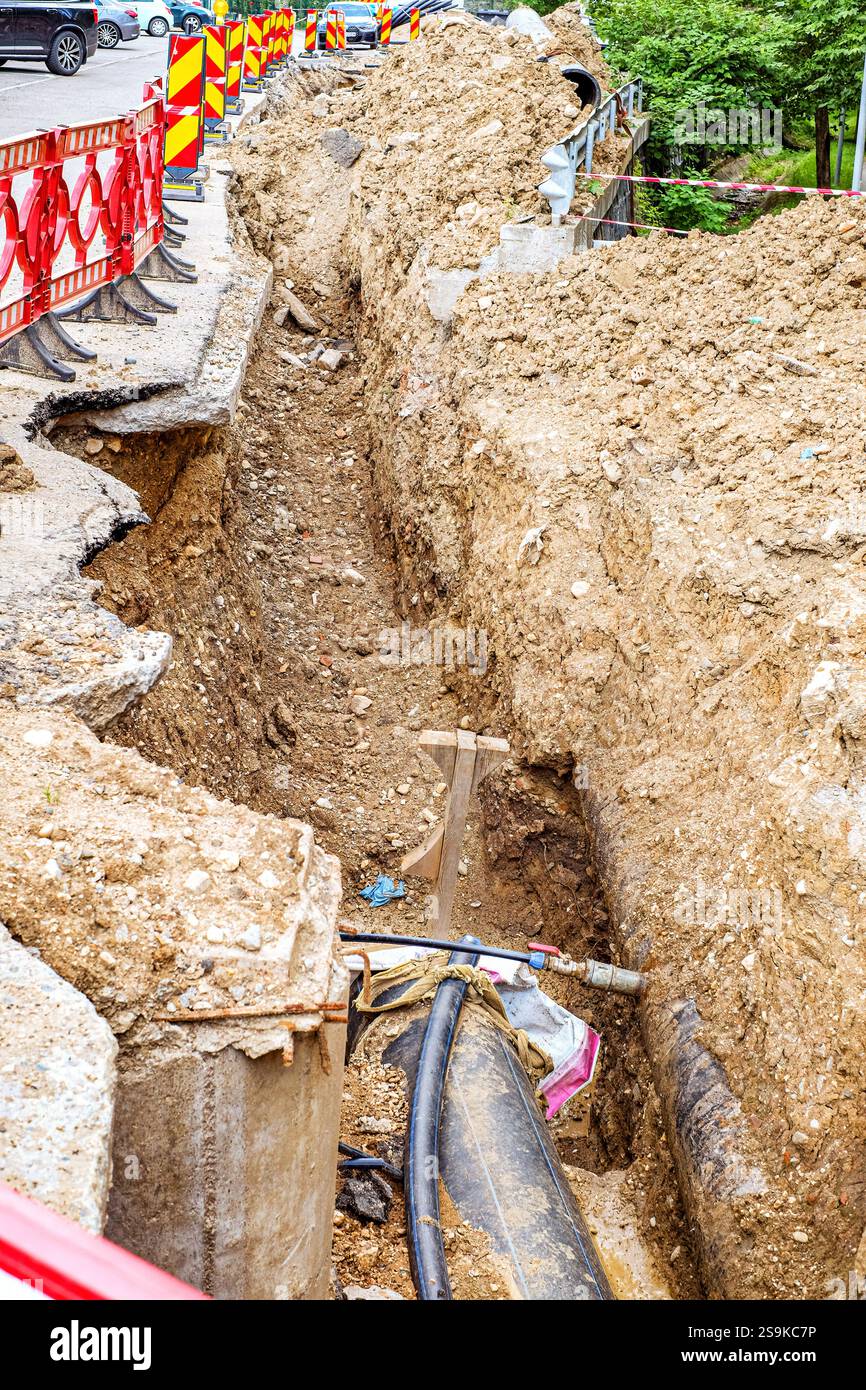rehabilitation of the city's water supply system, restoration of the ...