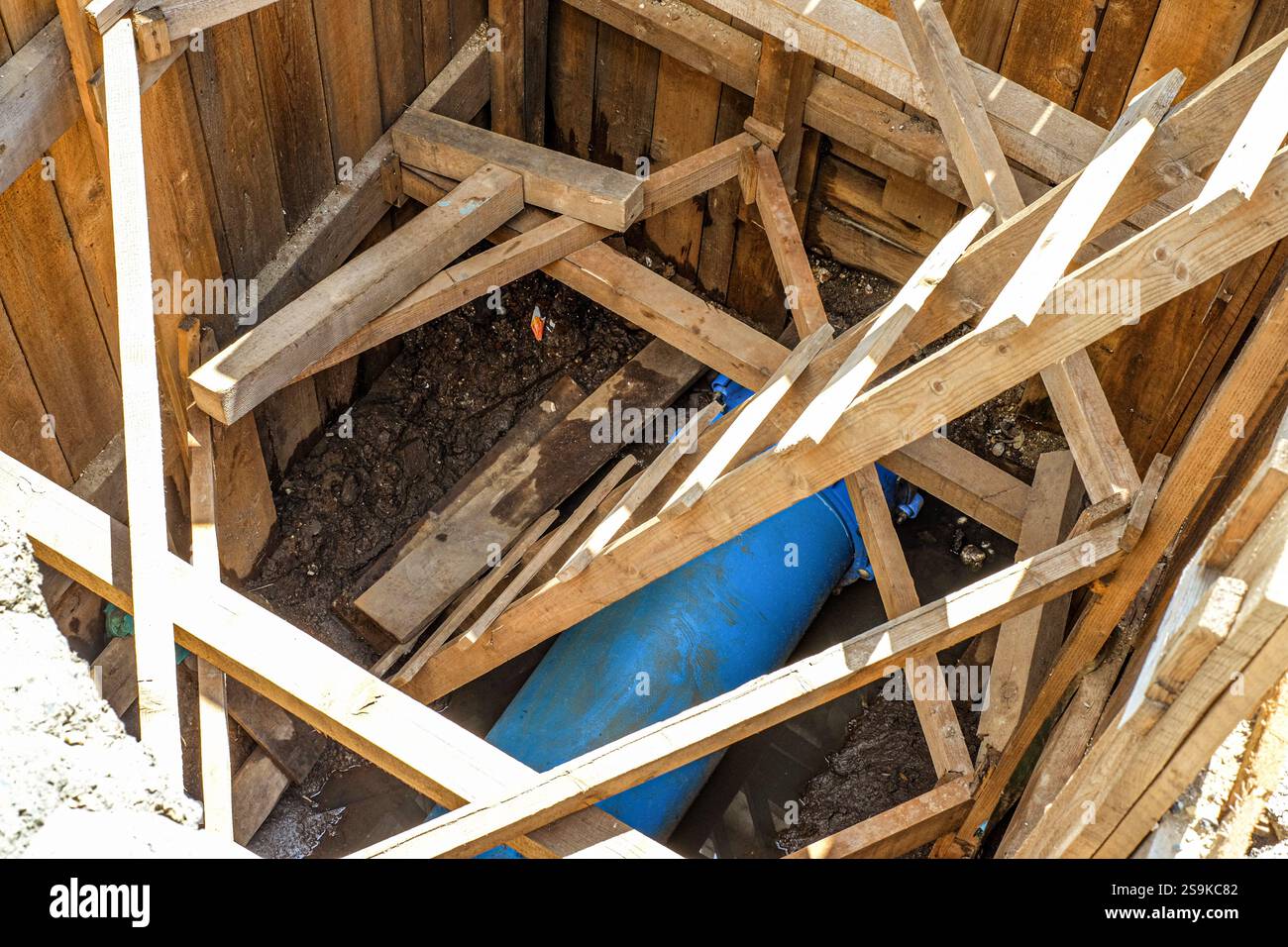 rehabilitation of the city's water supply system, restoration of the ...