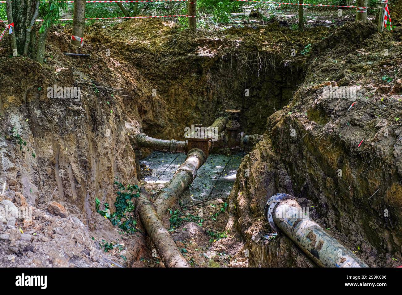rehabilitation of the city's water supply system, restoration of the ...
