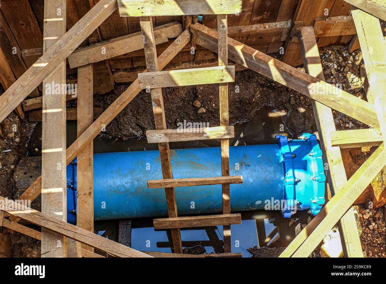 rehabilitation of the city's water supply system, restoration of the ...