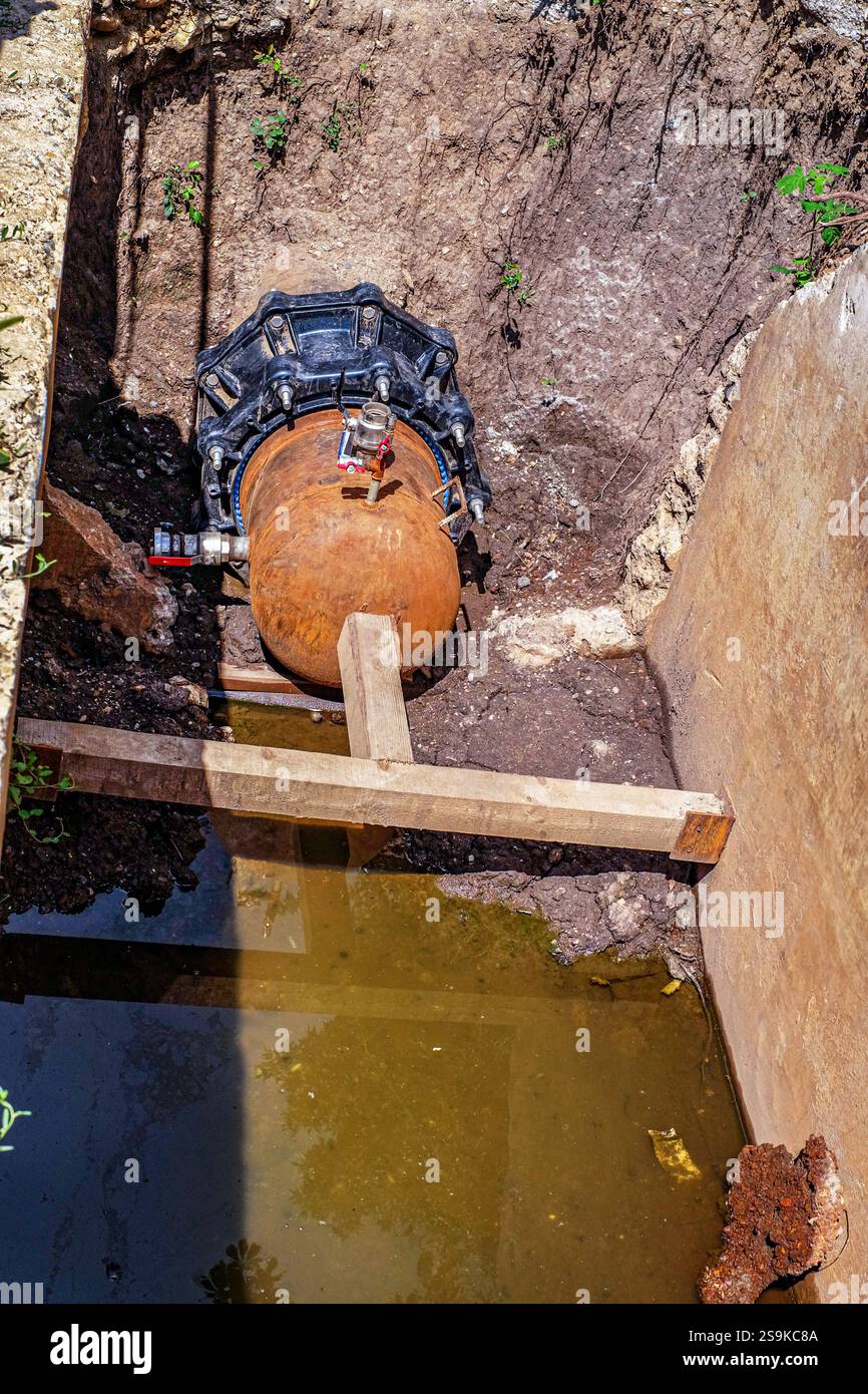 rehabilitation of the city's water supply system, restoration of the ...