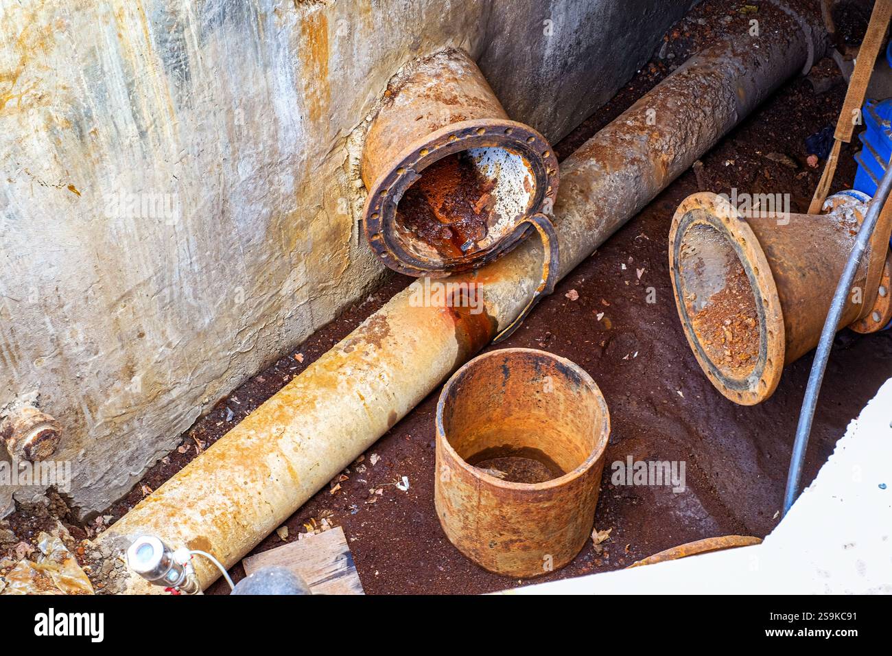 rehabilitation of the city's water supply system, restoration of the ...