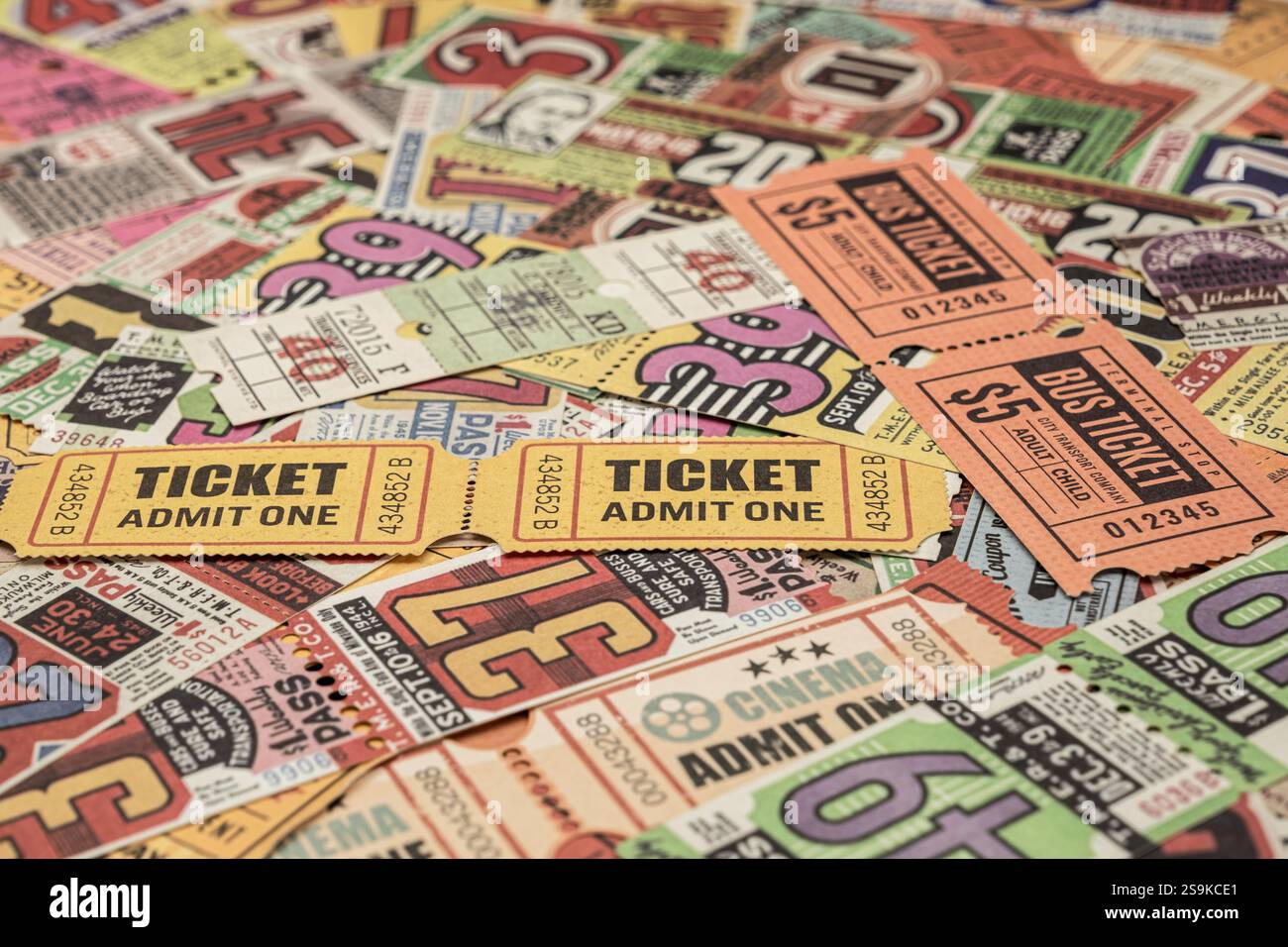 vintage tickets from around the world, theater, movie, concerts ...